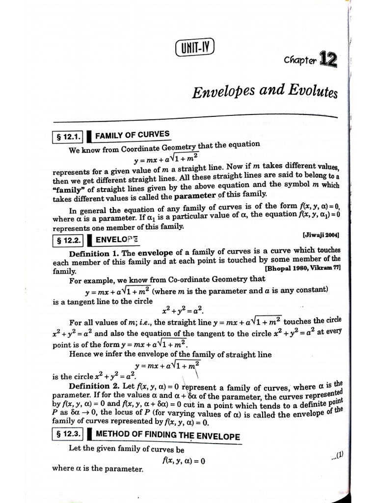 Advance Calculus Paper 1 Unit 4 Maths | PDF