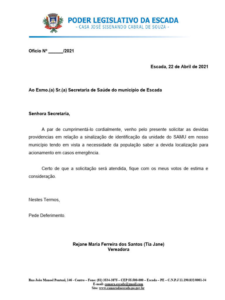 Oficio Samu | PDF
