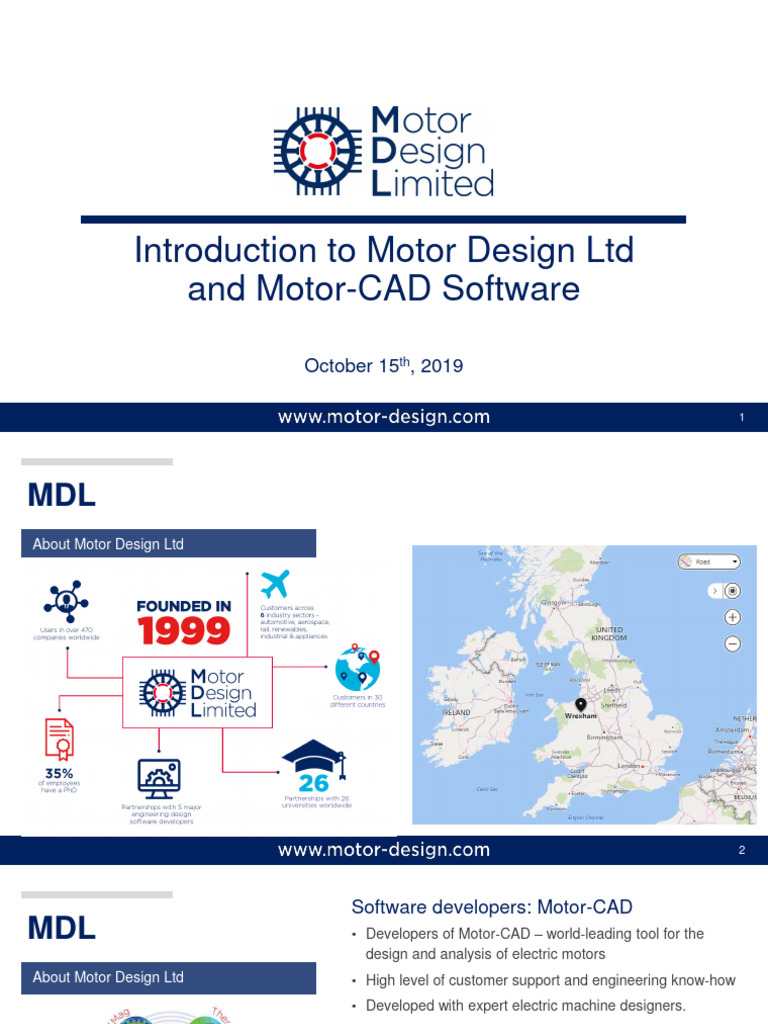 1 Intro To MDL & MotorCAD | PDF | Electric Motor | Power Inverter
