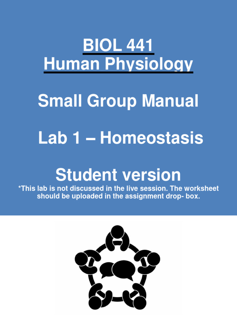 Lab 01 Homeostasis - Student F2020 | PDF | Homeostasis | Physiology