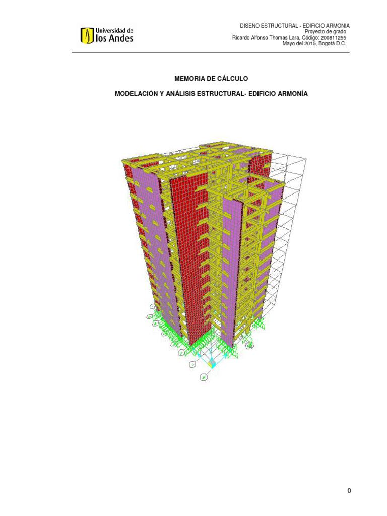 Analisis Edificio | PDF | Rigidez | Hormigón