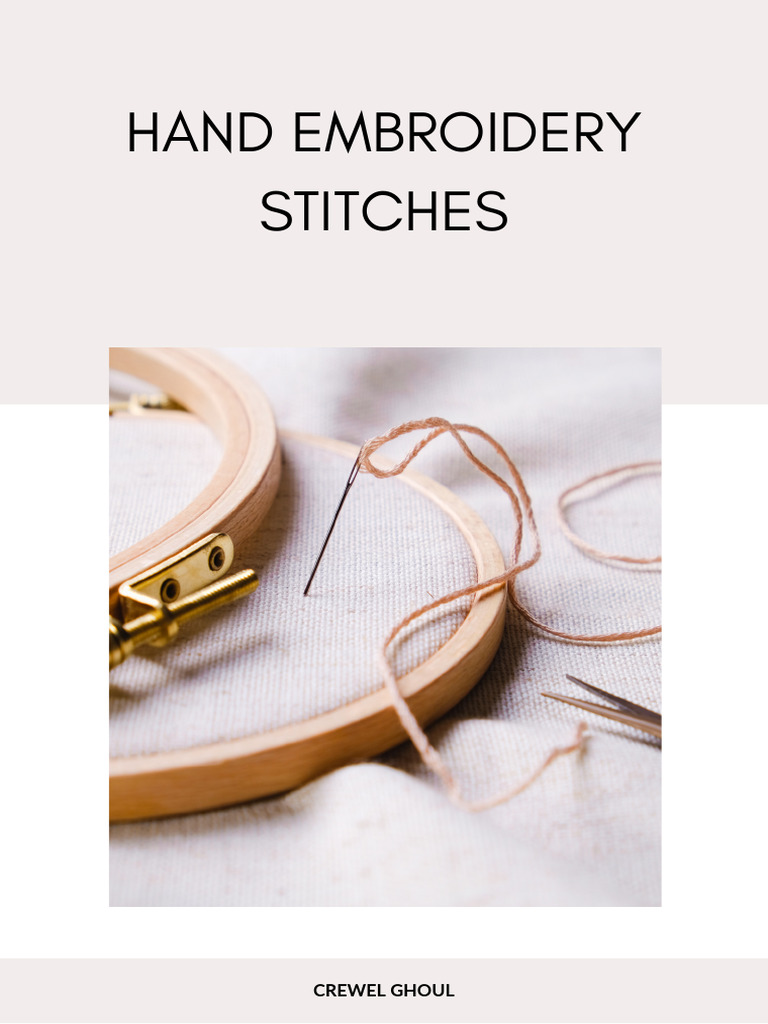 Hand Embroidery Stitches | PDF