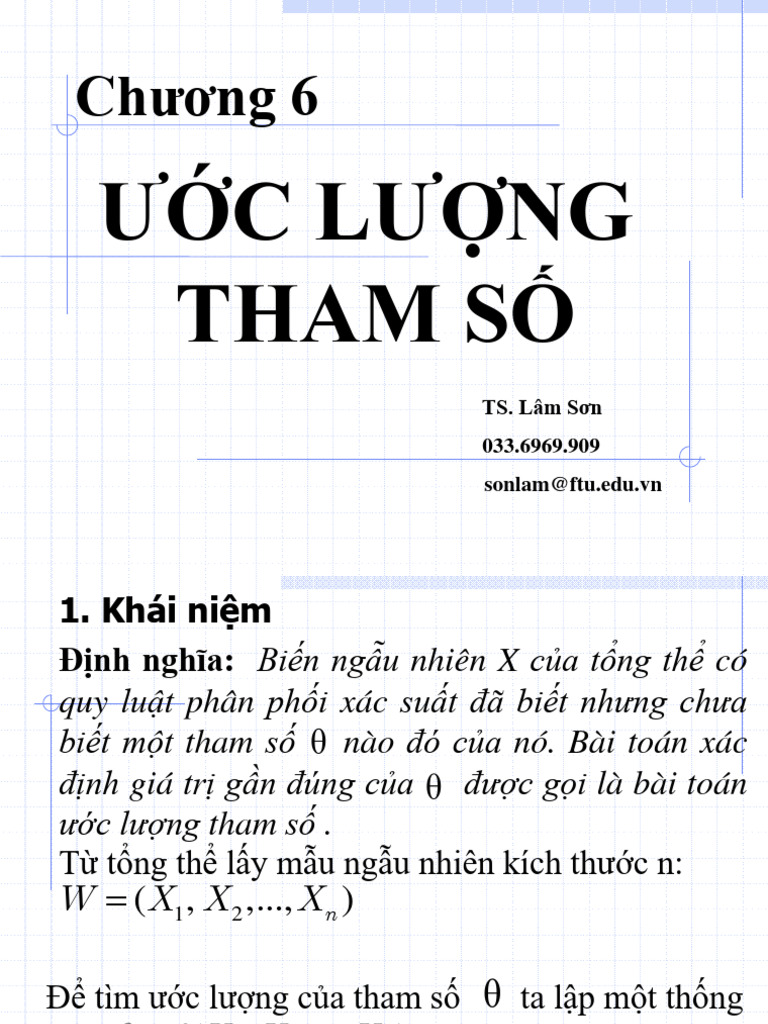 Chương 6. Uoc Luong Tham So 23 | PDF