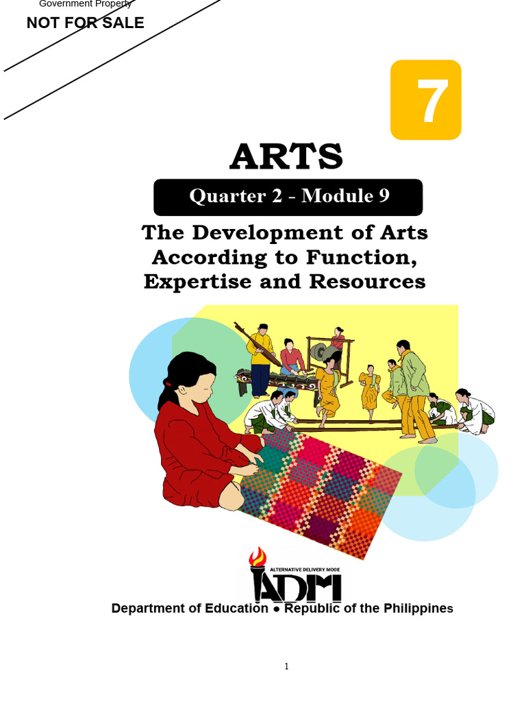 The Development of Arts According To Function, Expertise and Resources ...