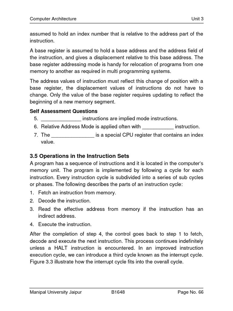 CA Classes-66-70 | PDF | Central Processing Unit | Computing