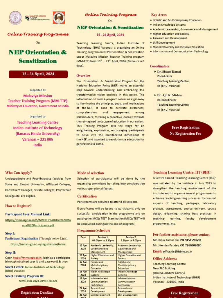 NEP Orientation Online Training Program | PDF
