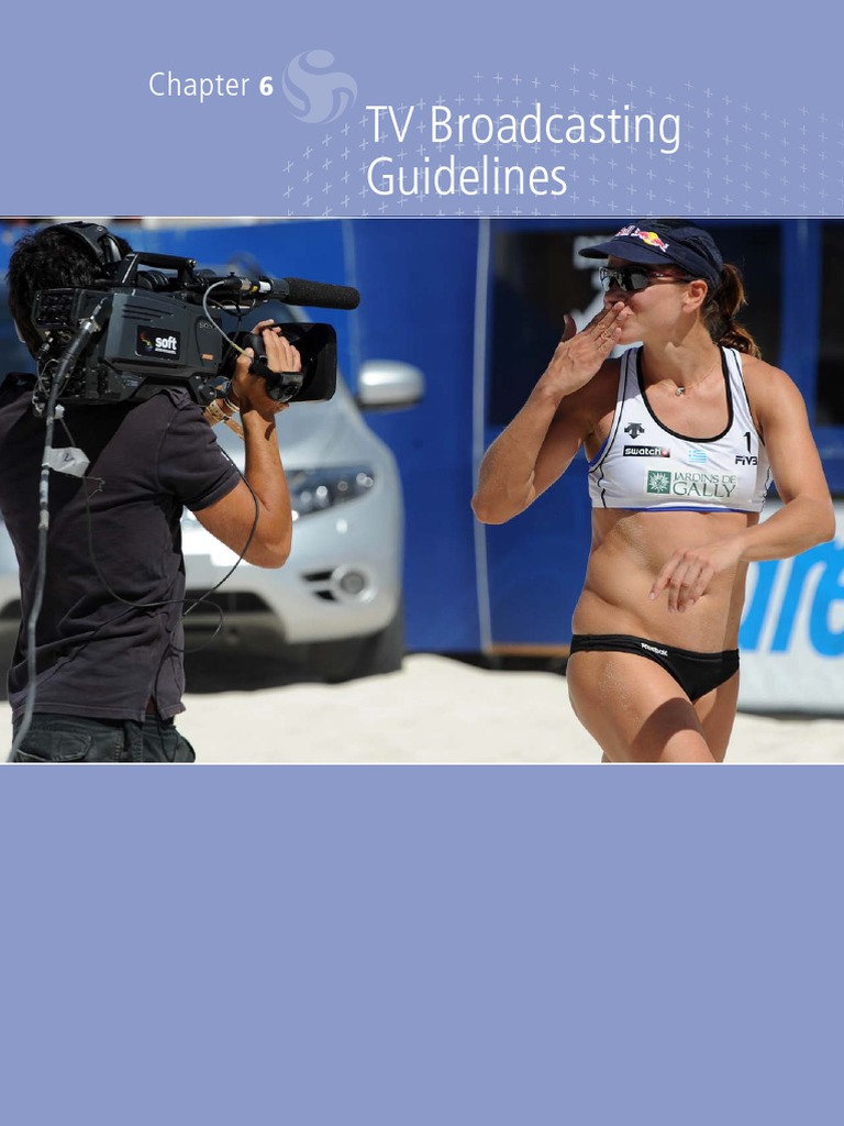 Chapter 06 - TV Broadcasting Guidelines - FIVB | PDF | Camera | Cable Television