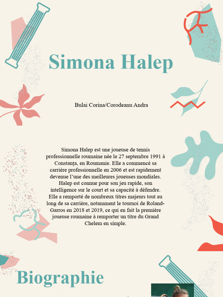 Simona Halep | PDF | Des sports