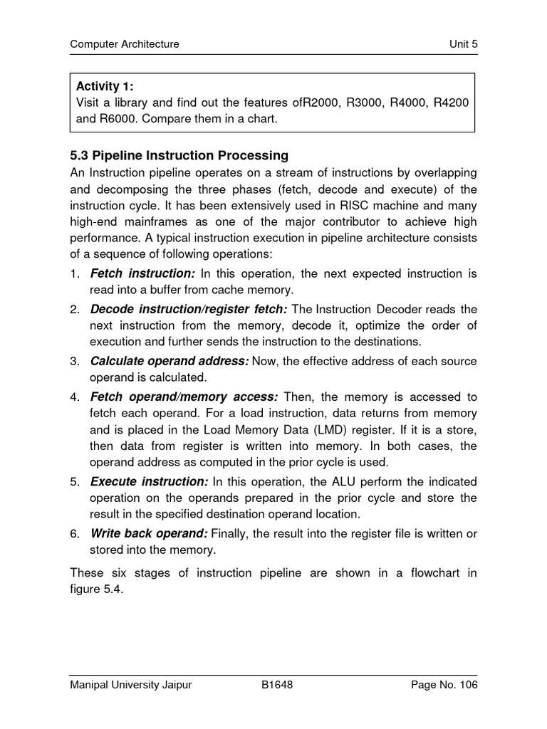 CA Classes-106-110 | PDF | Central Processing Unit | Computer Programming