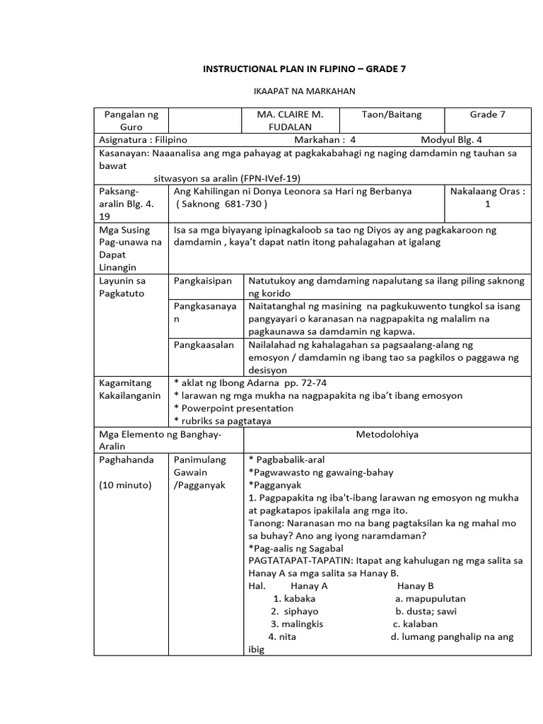 Fil7 Q4 Ip19 v.02 | PDF