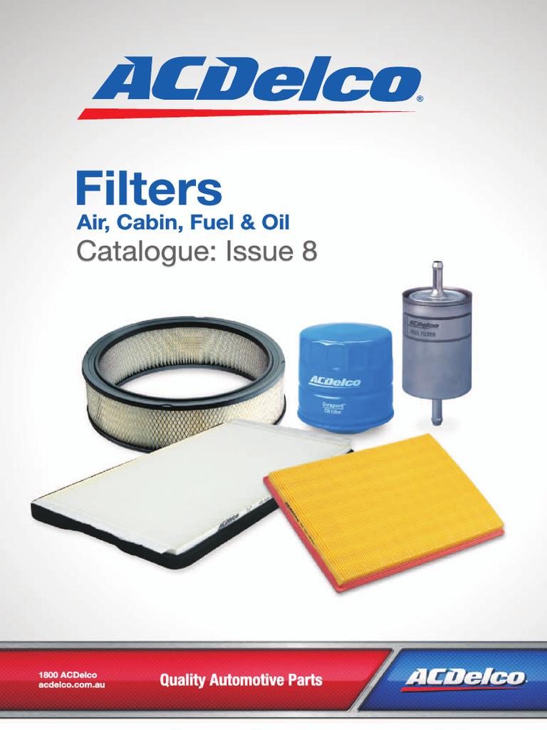 ACDelco = Catalogue = Filters | PDF | Filtration | Truck