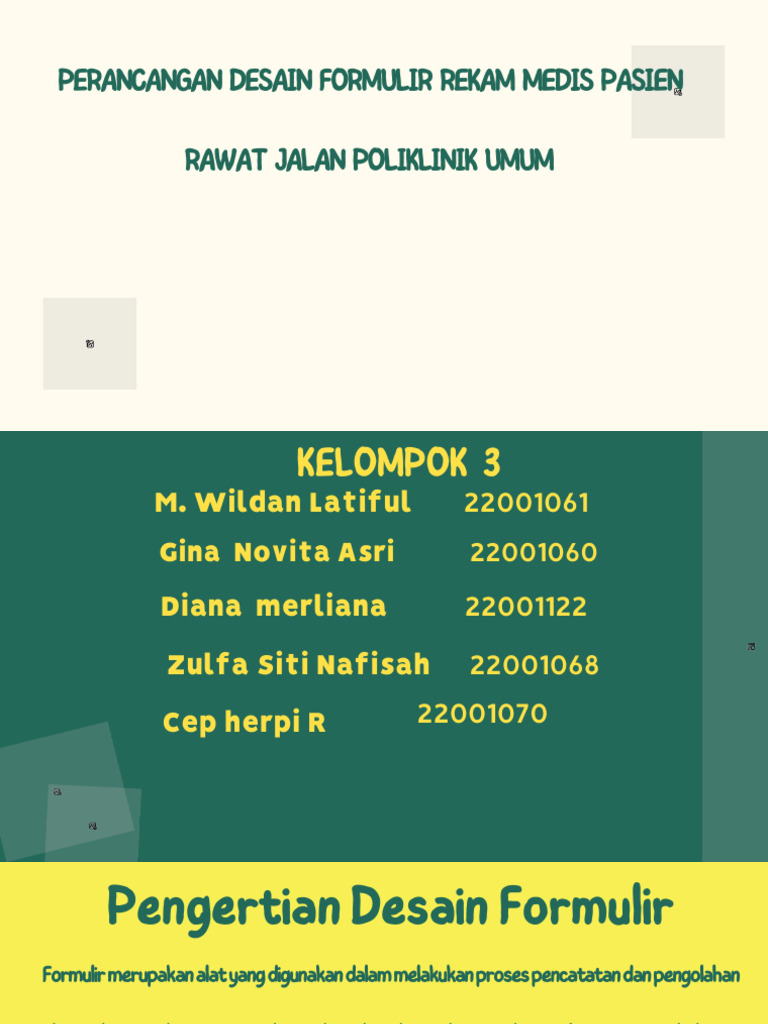 Desain Formulir | PDF