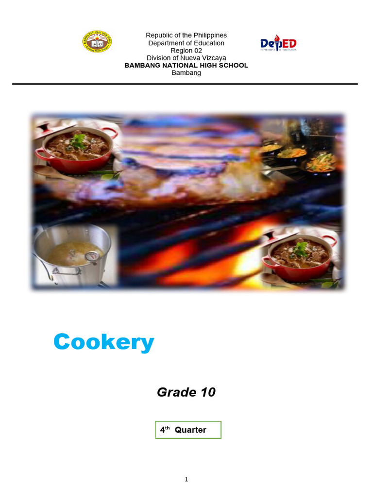 Las Cookery 4TH Quarter - 083850 | PDF | Grilling | Entrée