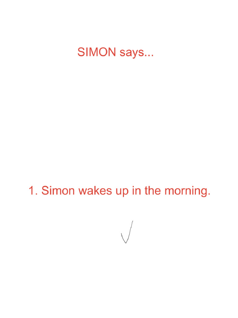Simon Says... | PDF