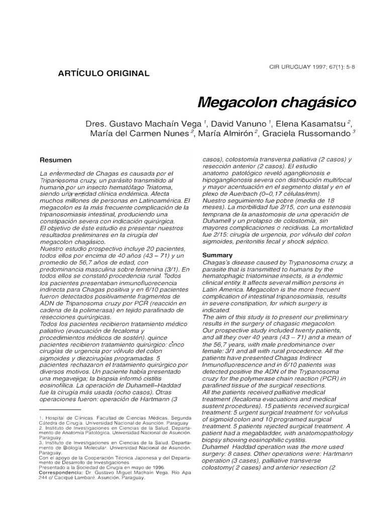 Federcu,+02 Megacolon+chagásico 4 | PDF | Medicina CLINICA | Medicina