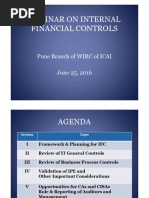ICFR Framework and Compliance Overview | PDF | Internal Control | Audit
