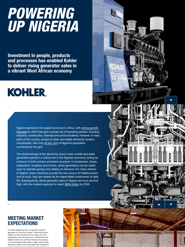 KOHLER_Nigeria_Company_Profile | PDF | Nigeria | Engines