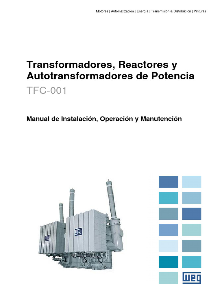 Manual de Instalación, Operación y Manutención | PDF | Transformador | Aislador (Electricidad)