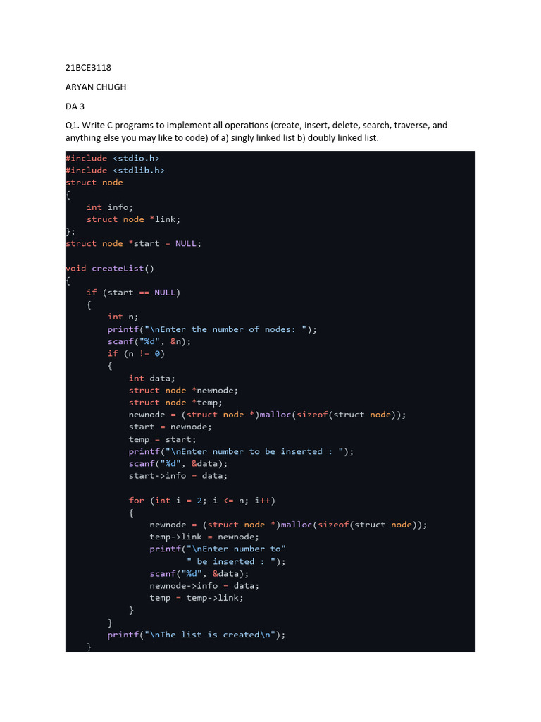 New Microsoft Word Document (3) | PDF | Queue (Abstract Data Type) | Pointer (Computer Programming)