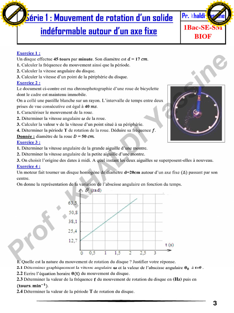 Semestre 1 | PDF | Mouvement (Physique) | Mécanique newtonienne