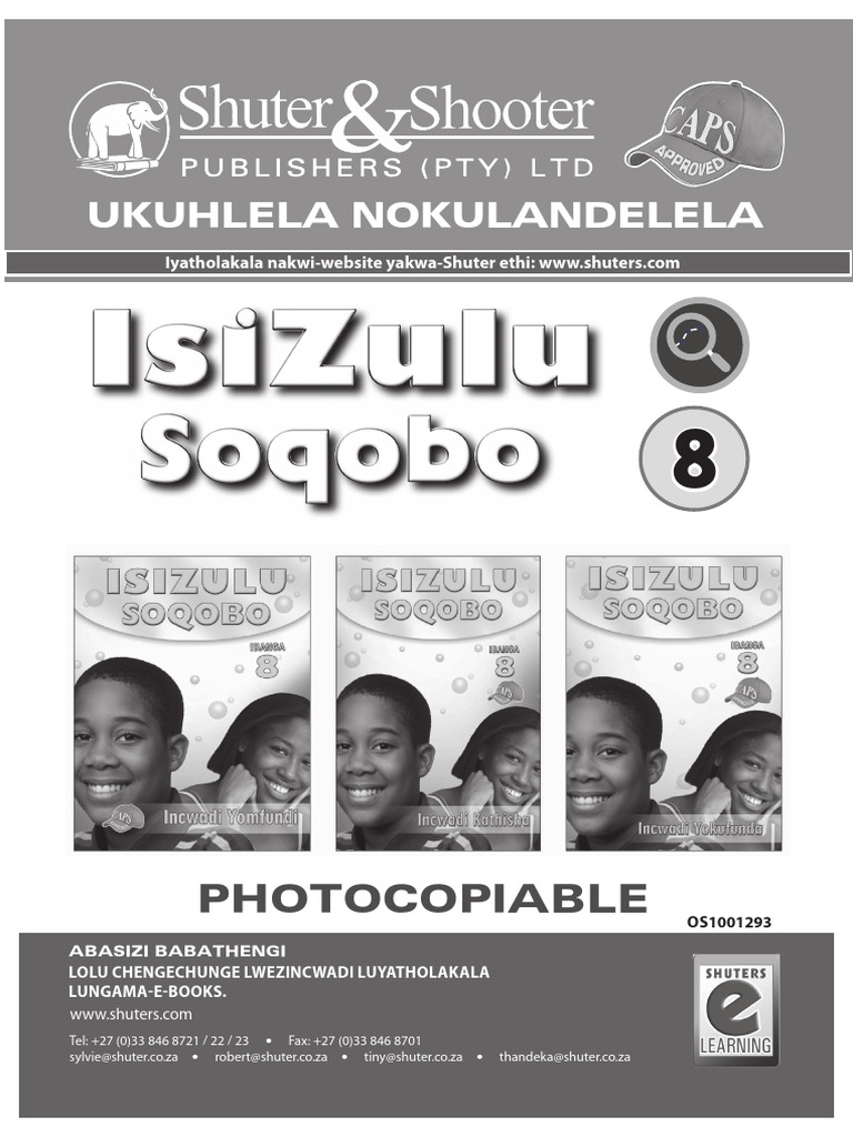 Isizulu Grade 8 Study Guide Term 1 | PDF