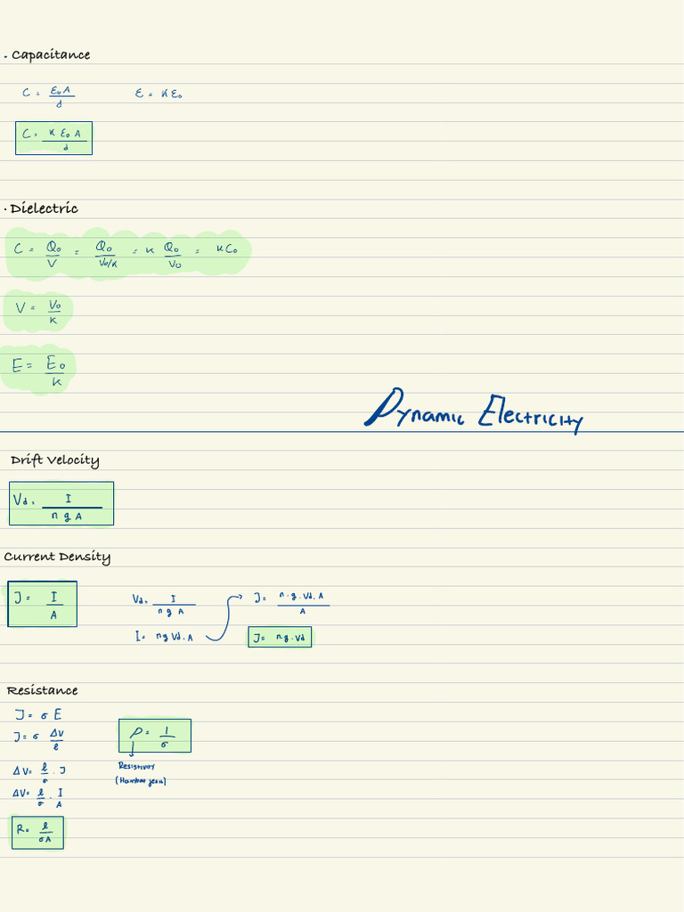 Electricity (Phy 2) | PDF | Electronics | Electrical Resistance And Conductance