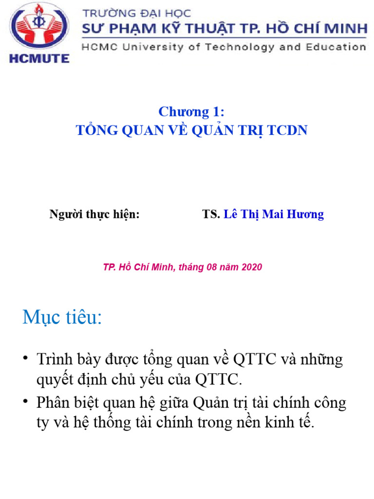 Chapter 1. Nhung Van de Can Ban Ve TCDN | PDF