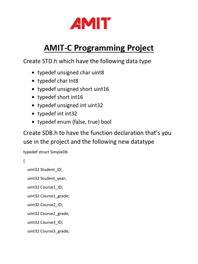 C Programming Project | PDF | Software Development | Computer Programming