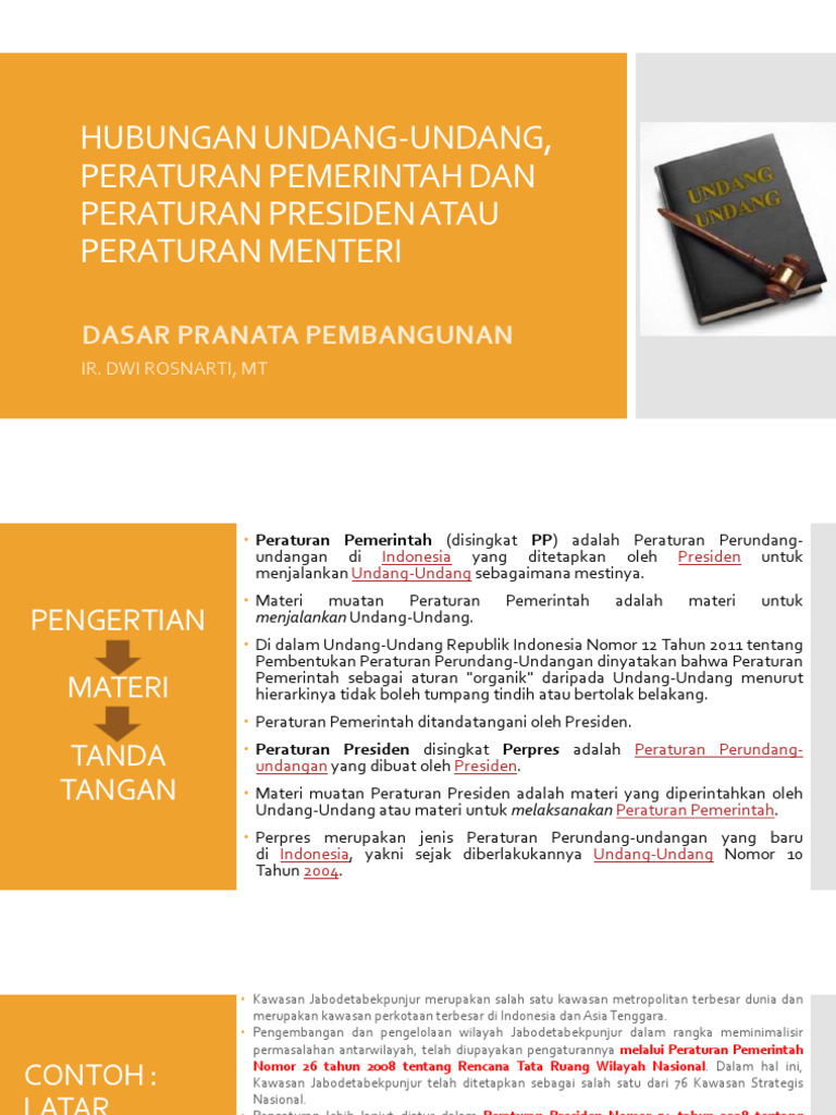 Modul 4 - UU, PP, Perpres, Permen | PDF