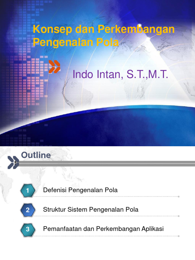 Materi 01 Dasar Pengenalan Pola | PDF