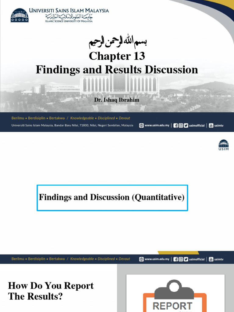 Chapter 12 Findings and Results Discussion | PDF