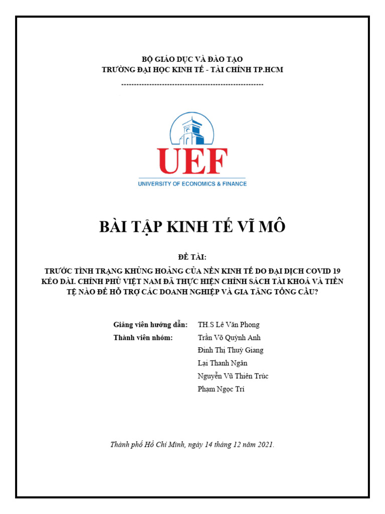211.eco1102.bt01 - Nhom 4 - Bai Bao Cao Thuyet Trinh | PDF 211.eco1102.bt01 - Nhom 4 - Bai Bao Cao Thuyet Trinh | PDF