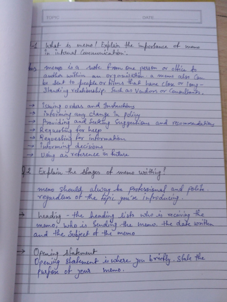 English Memo | PDF