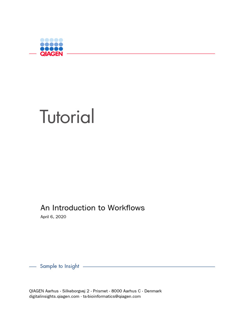Workflow Intro | PDF | Installation (Computer Programs) | Button (Computing)
