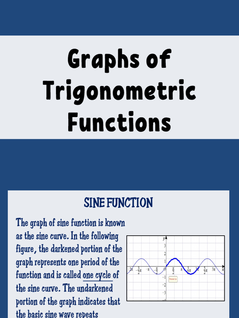 3.8-Graphs-of-Trigonometric-Functions | PDF | Function (Mathematics ...