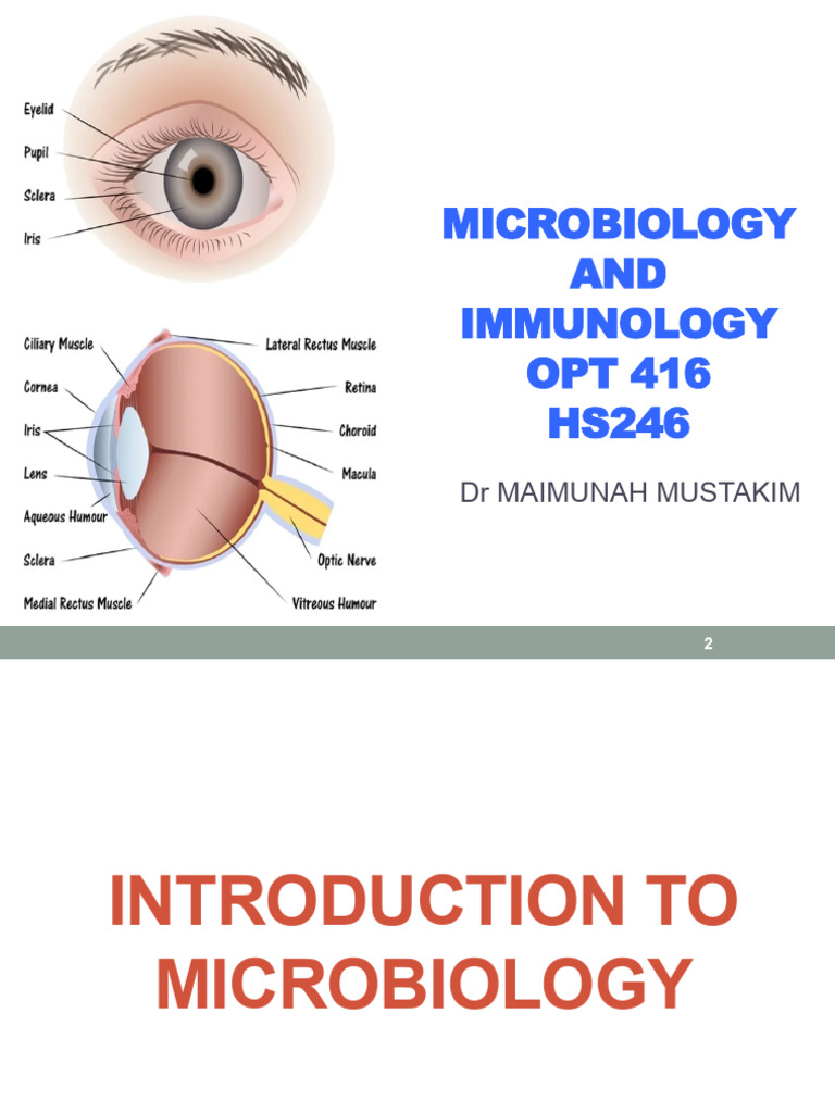 1 Intro to Micro 15okt2021 | PDF | Staining | Microbiology