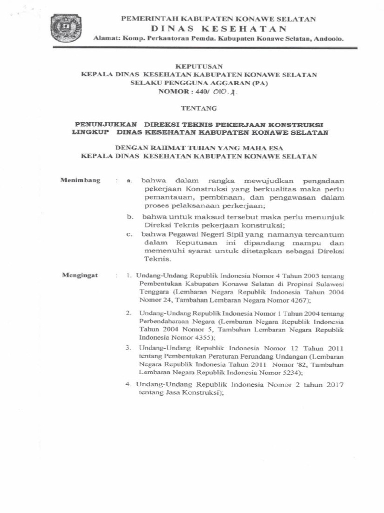 SK Direksi 2022 | PDF