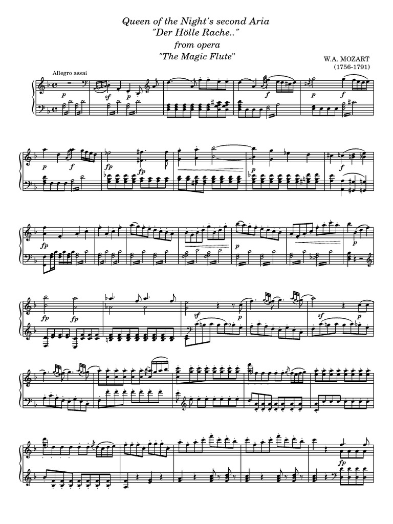 Queen Aria para imprimir | PDF | Musical Compositions | Vocal Music