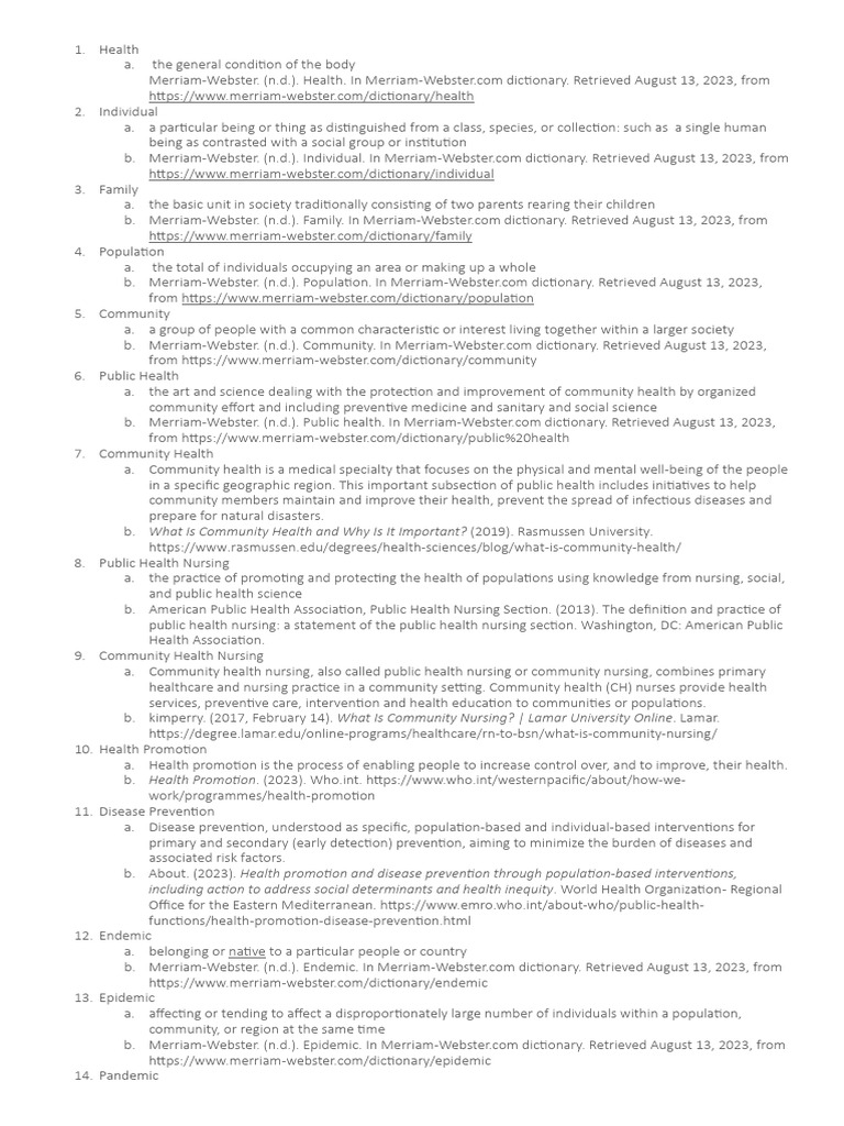 CHN | PDF | Public Health | Nursing