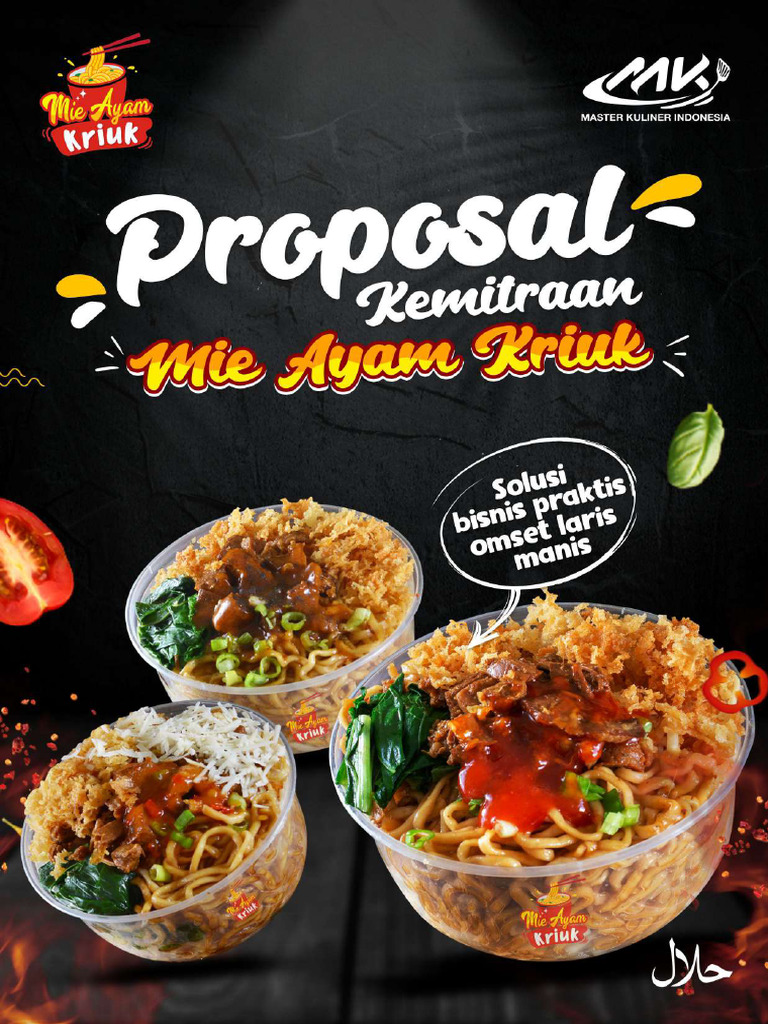 Proposal Mie Ayam Kriuk | PDF