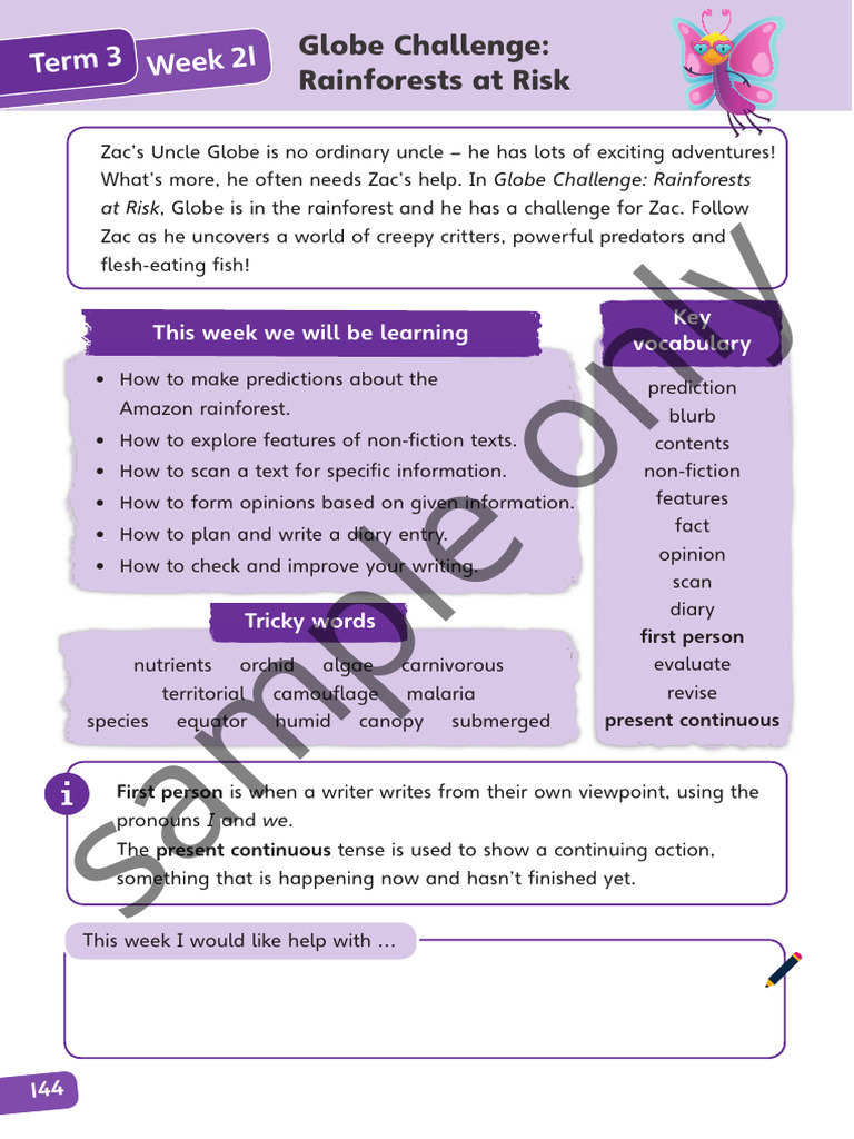 Year-6-Activity-Book-sample | PDF | Rainforest | Linguistics