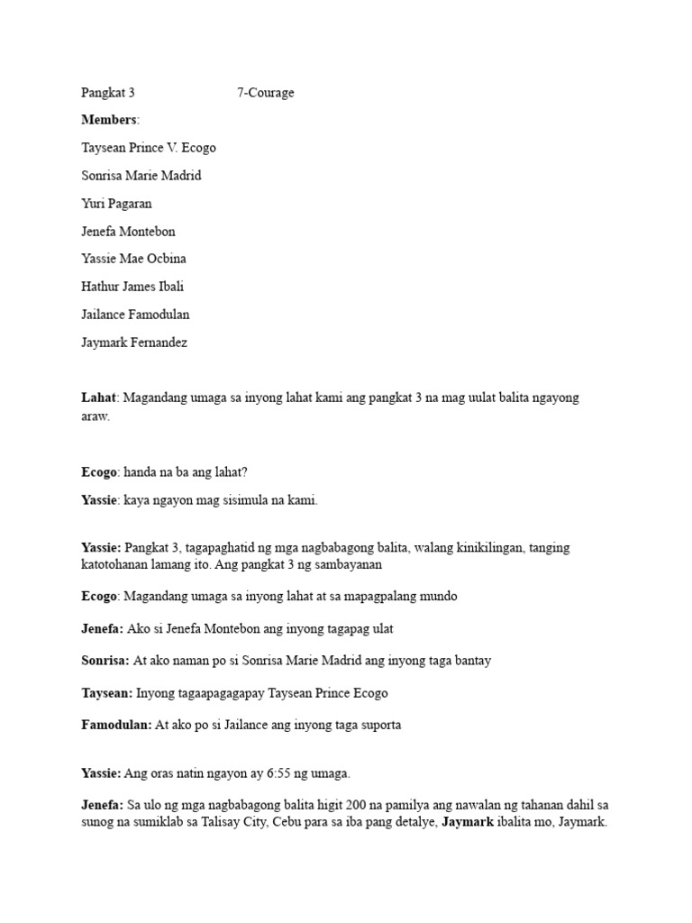 Pangkat-3-Ulat-Balita-7-Courage | PDF