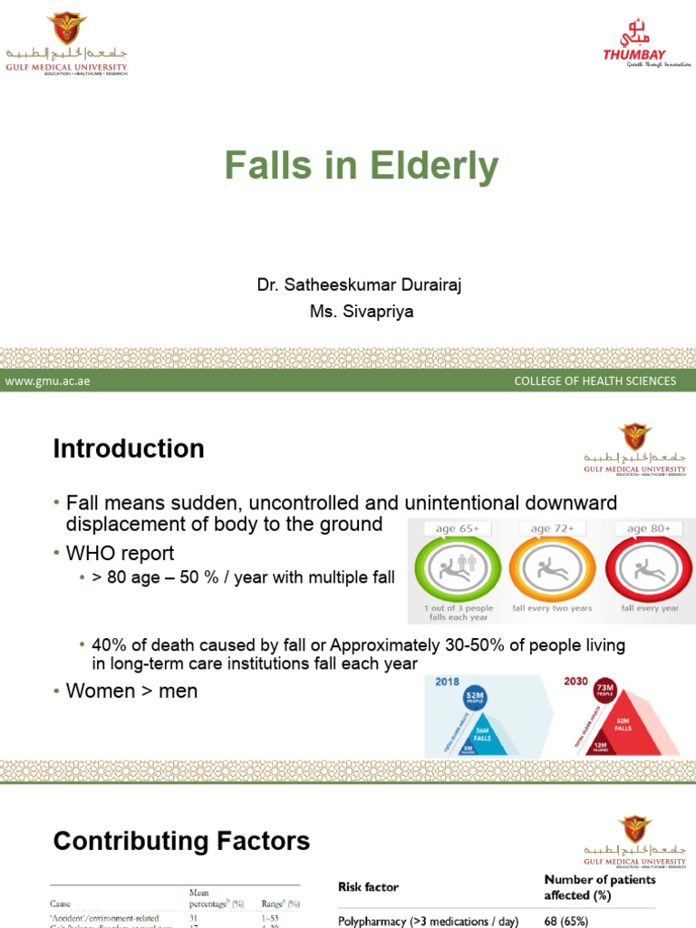 LH Falls in Elderly | PDF | Physical Therapy | Balance (Ability)