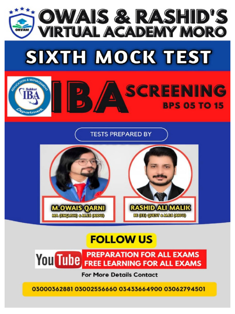 6Th MOCK | PDF