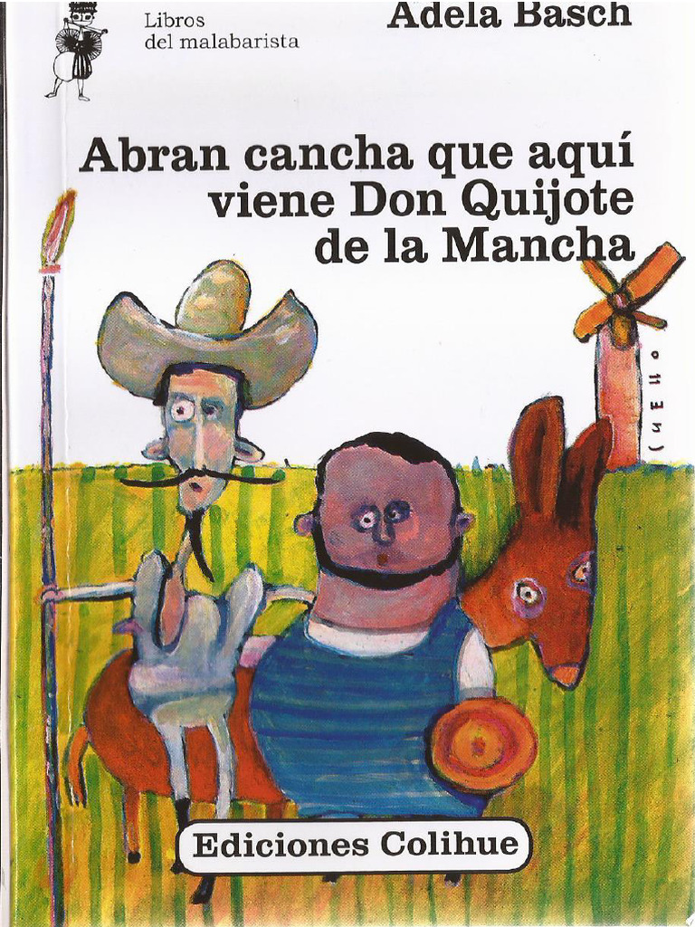 Abran Cancha Que Aquí Viene Don Quijote de La Mancha Adela Basc | PDF