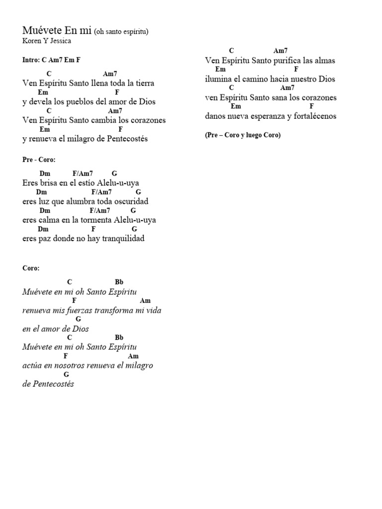 Muévete en Mi - Koren y Jessica | PDF