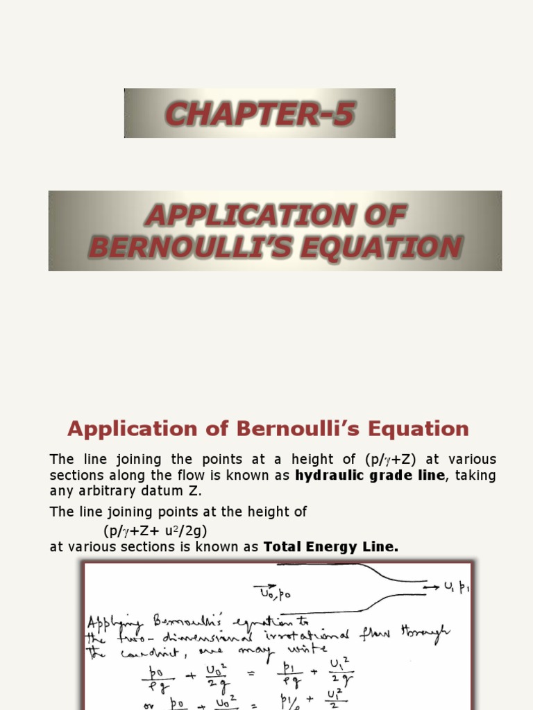 Bernoulli's Equation Applications | PDF | Viscosity | Phases Of Matter