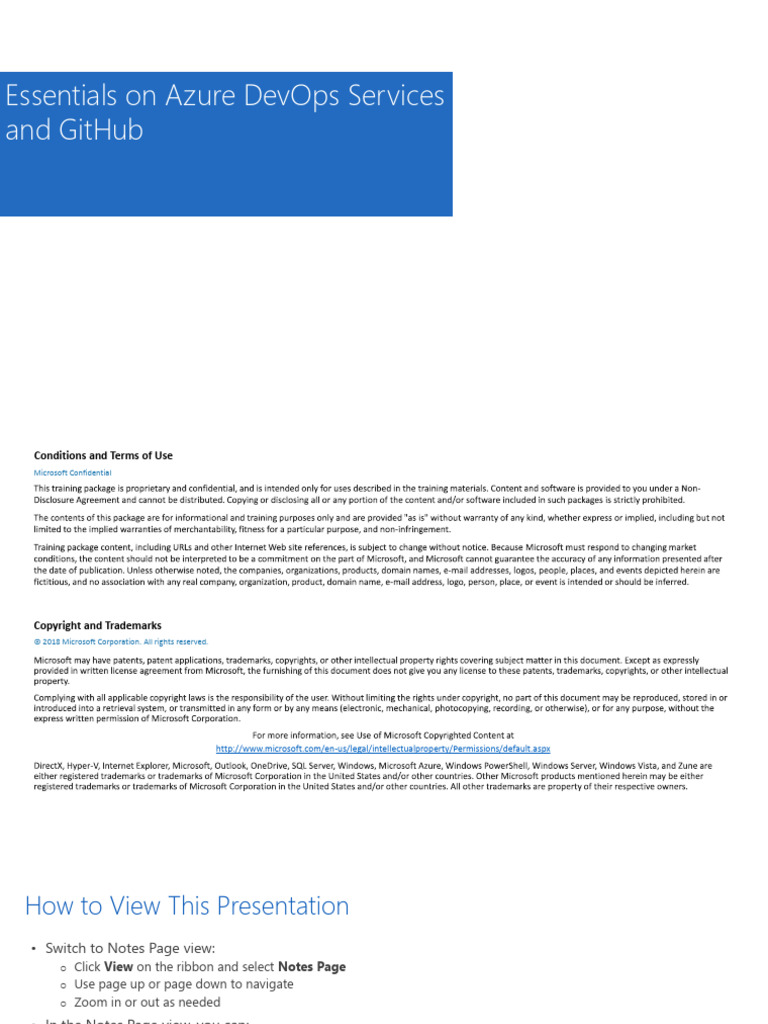 Essentials On Azure DevOps Services and GitHub Book 2 | PDF | Eclipse (Software) | Integrated ...