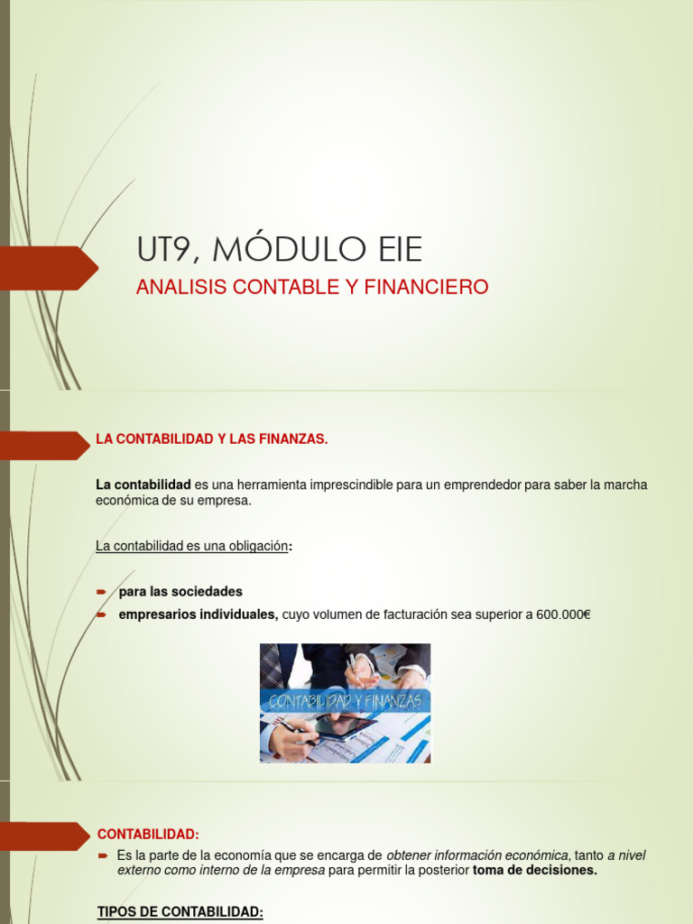 Ok UT 9. ANÁLISIS CONTABLE Y FINANCIERO | PDF | Contabilidad | Business