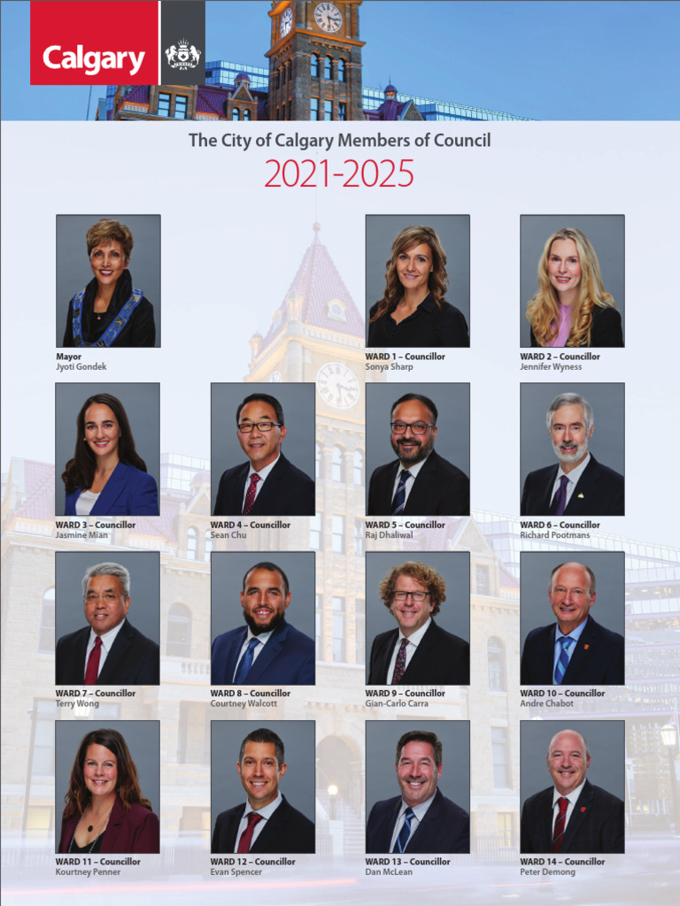 Calgary City Councillors and Ward Map | PDF
